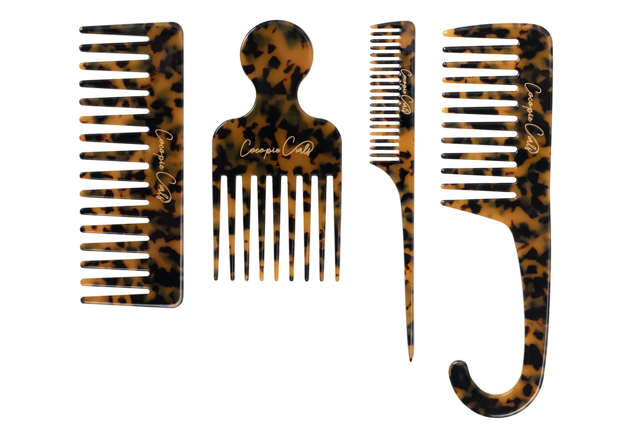 Coco’pie Curls Natural Hair Combs Cheetah Bundle – Coco'pie Curls